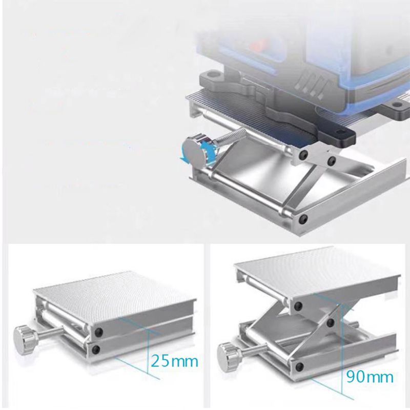 Stainless Steel Adjustable Lift Table Lab Lifting ... – Grandado