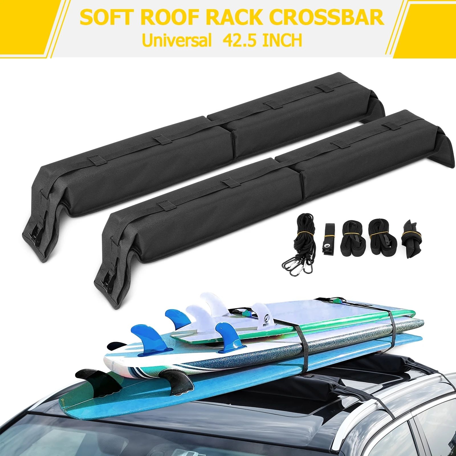 Universal Car Roof Soft Rack Pads for Kayak/Sup/Pa... – Vicedeal