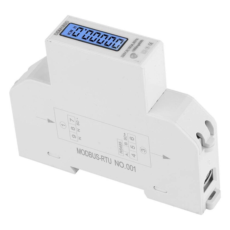 5-100A 220V Energy Meter Single Phase RS485 MODBUS... – Grandado
