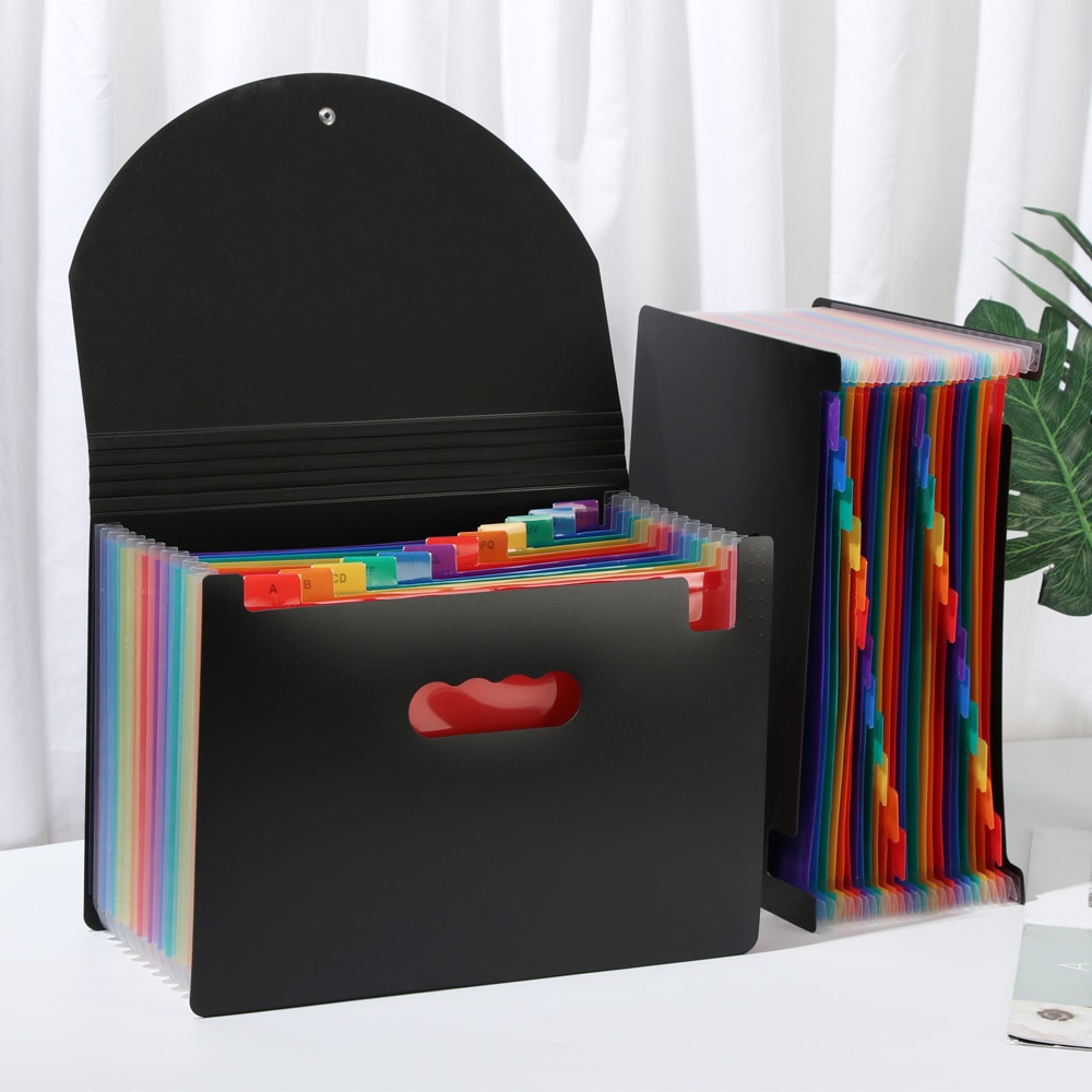 12/24/37 Pockets Rainbow Expanding File Folder A4 ... – Vicedeal 12/24/37 Pockets Rainbow Expanding File Folder A4 ... – Vicedeal