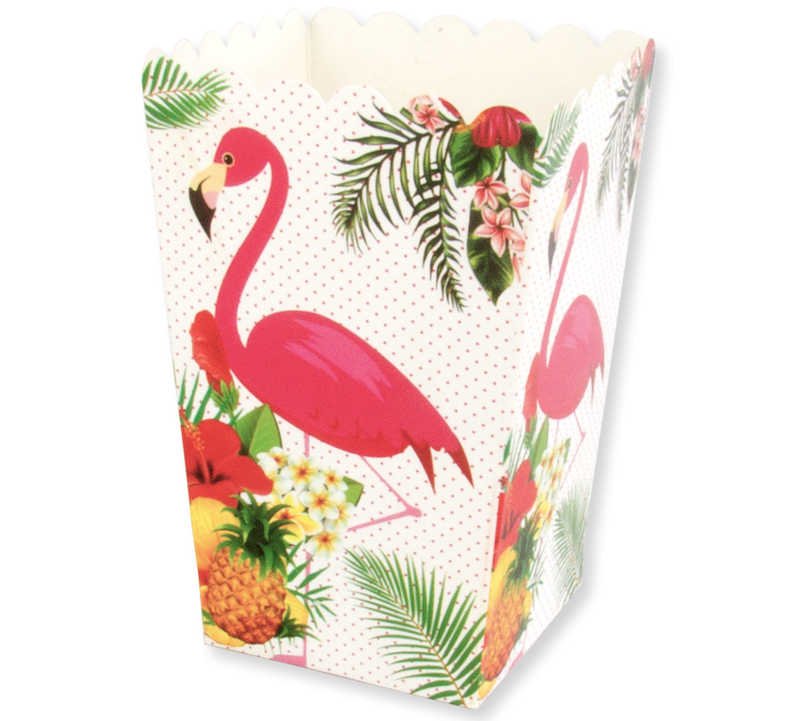 Popcorn Box Flamingo 10 PCs – Vicedeal