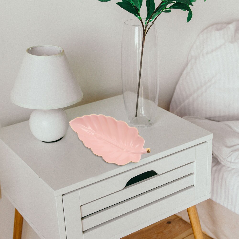 Nordic Stijl Bladvorm Keramische Opslag Sieraden D... – Grandado