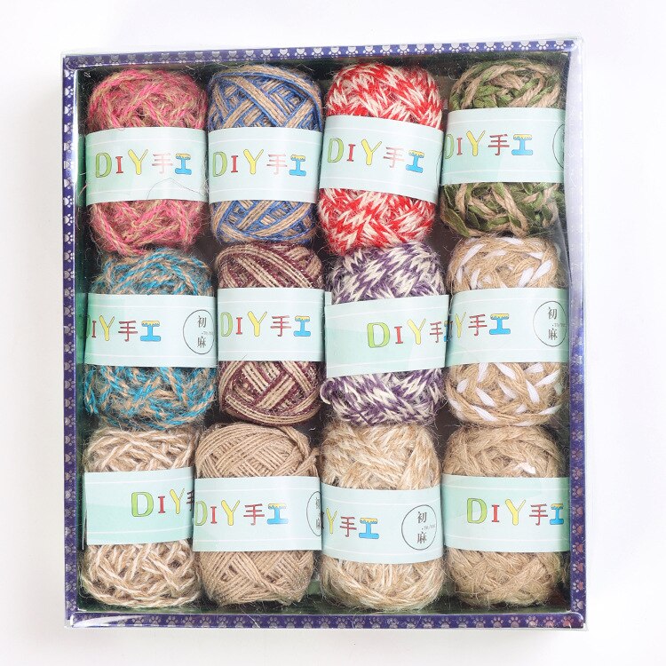 Mix Color Package Knitting Threads 12 Balls DIY Ma... – Grandado