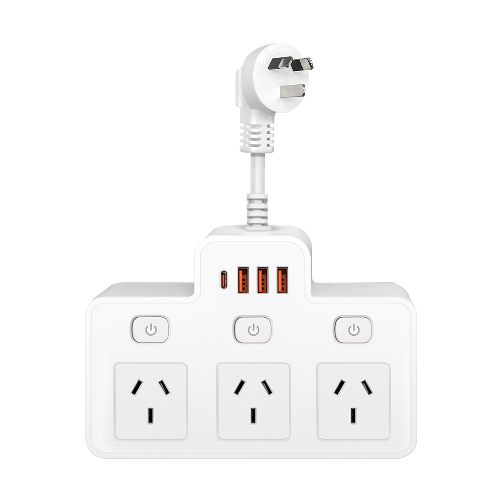 Australia Plug Power Strip AU Wall Mounted Indepen... – Grandado