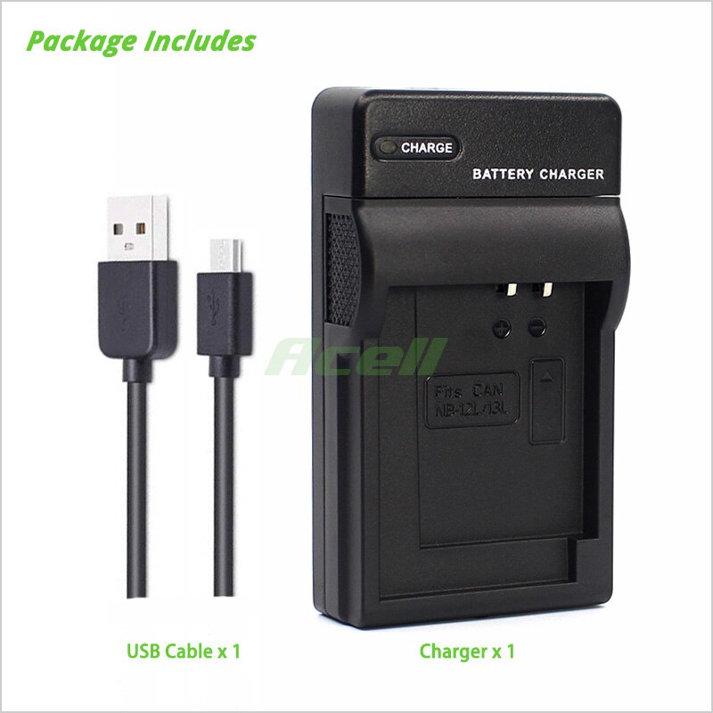 NB-12L CB-2LGT USB Charger for Canon PowerShot G1X... – Grandado