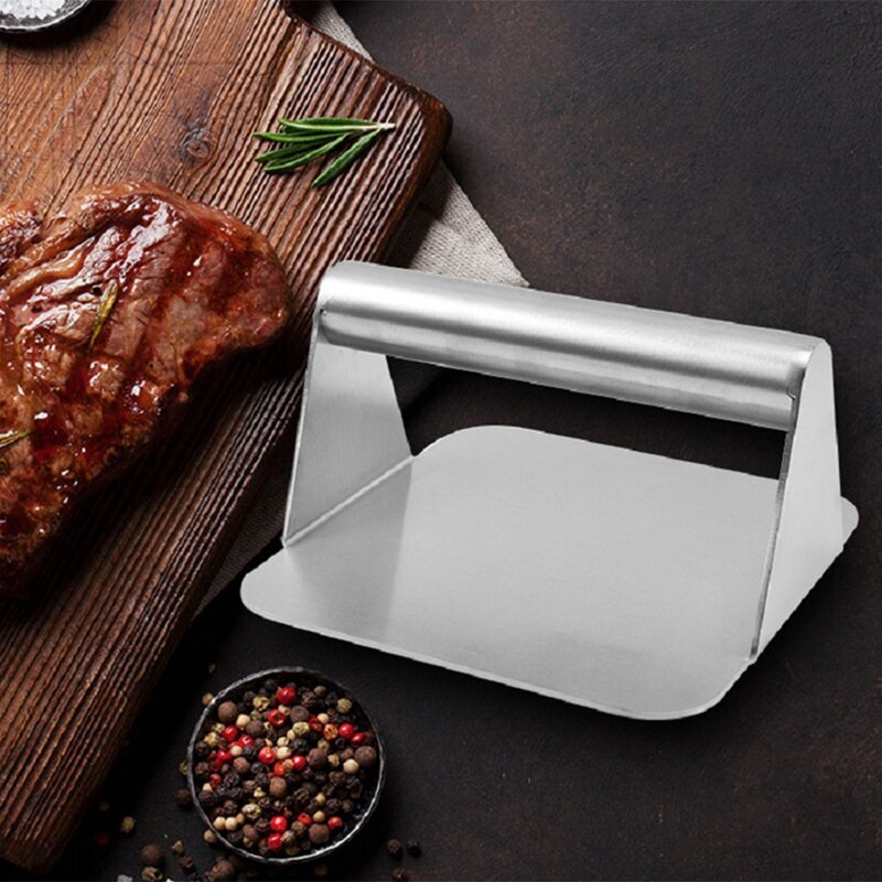 Square Meat Press Manual Meat Patty Press Burger P... – Grandado