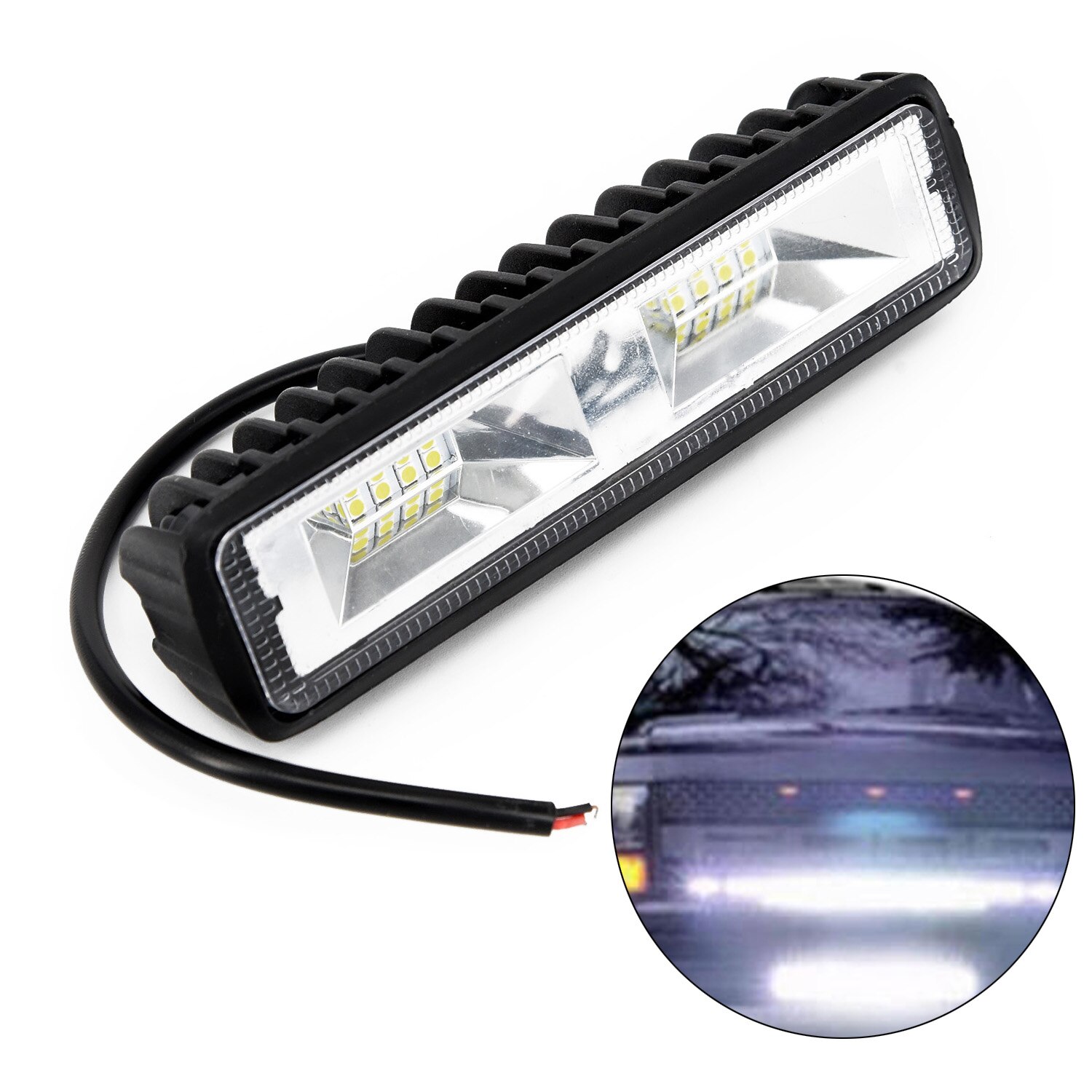 2 stücke 18W 12V 16LED Auto Arbeit Licht Bar Strah... – Grandado