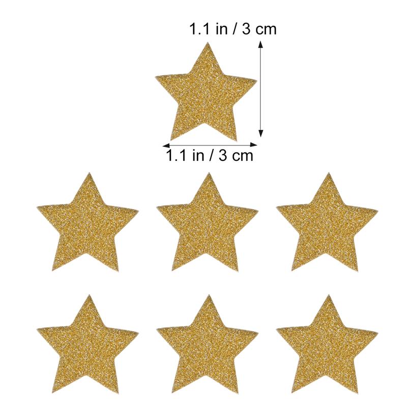 200pcs Glitter Five-Pointed Stars Table Decoration... – Grandado