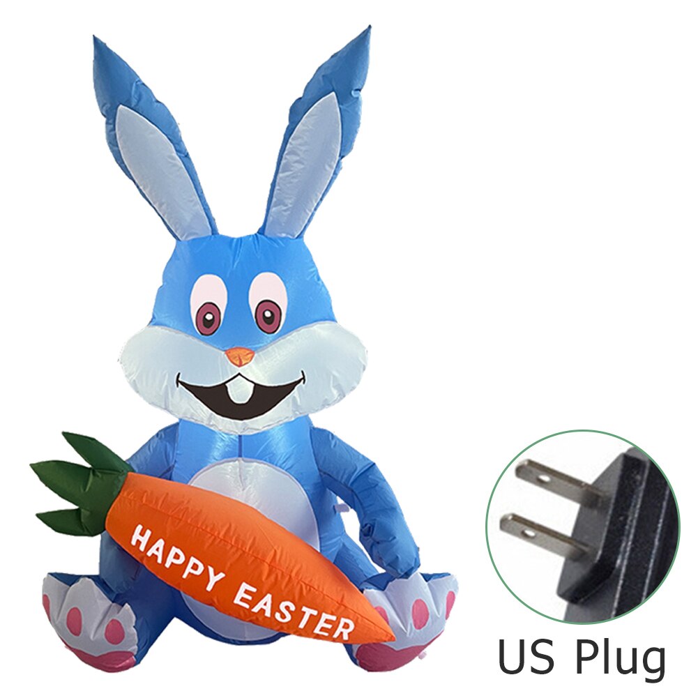 Inflatable Easter Bunny Luminous Giant Prop Easter... – Grandado