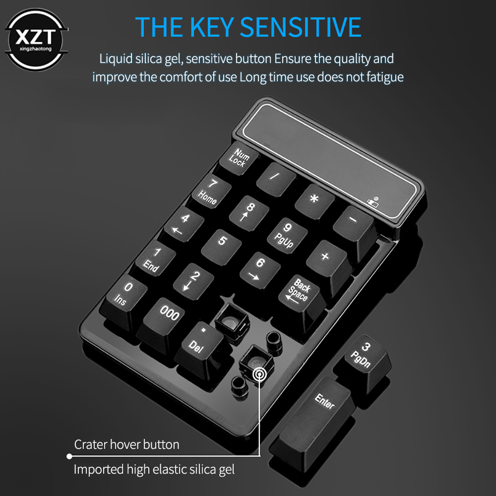 Bluetooth Wireless Numeric Keyboard 19 keys Mechan... – Grandado