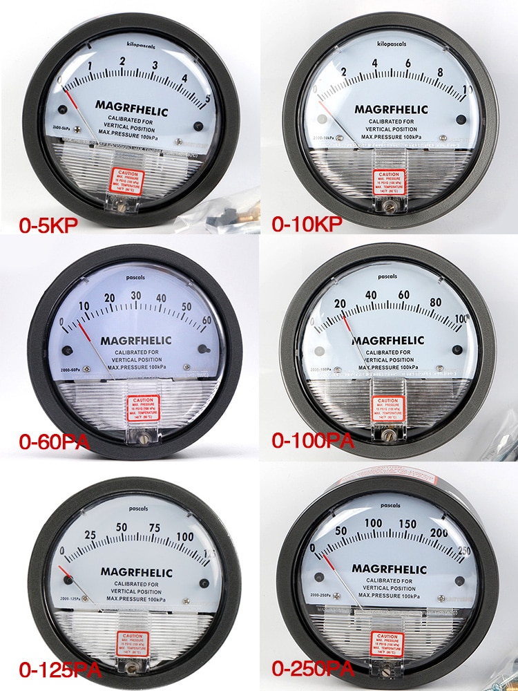 TE2000 Micro Differential Pressure Gauge High Prec... – Grandado