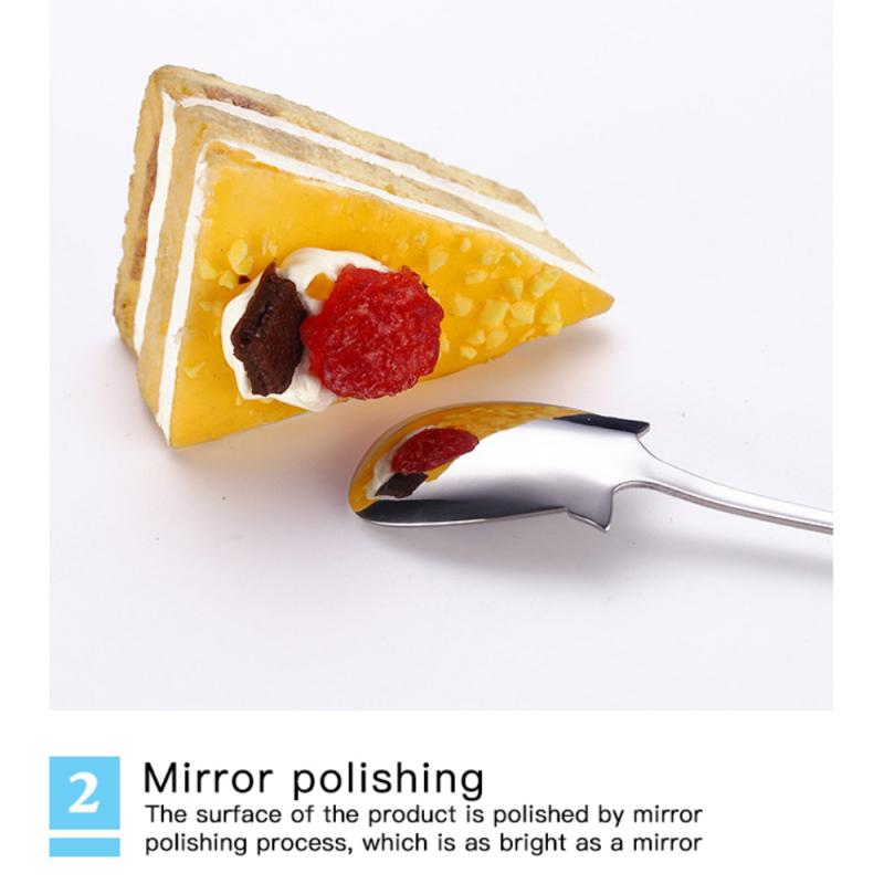 The Seven Color Pig Shape Ice Cream Spoon&Fork... – Grandado