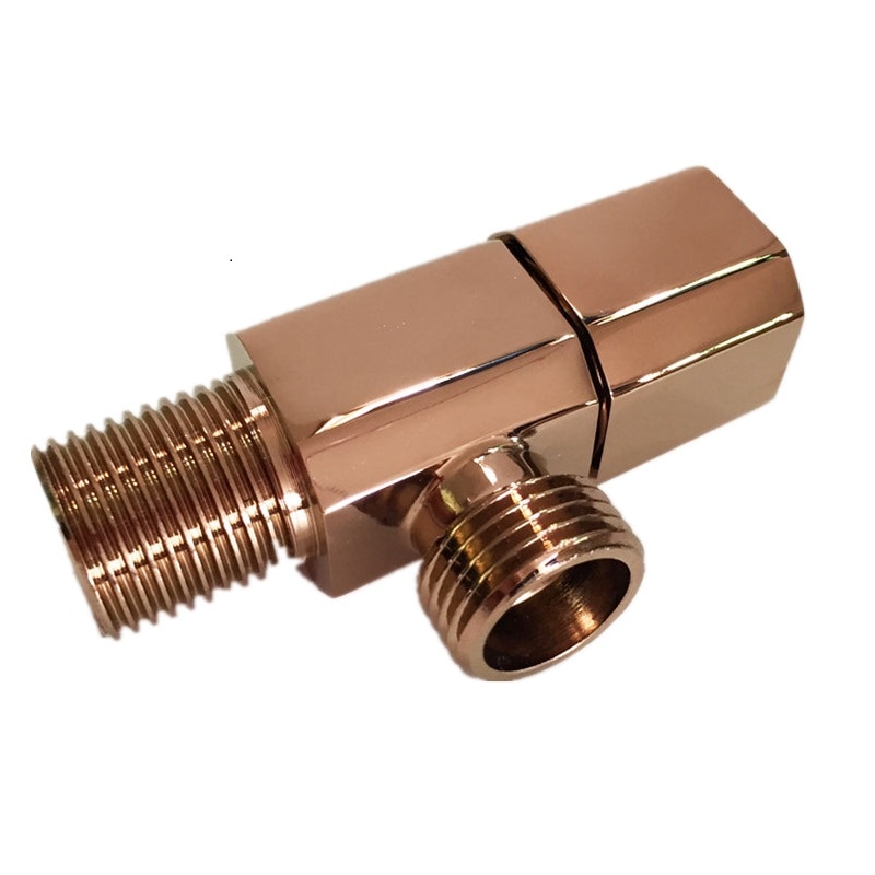 Solid Brass Rose Gold Angle Valves 1/2"Male x 1/2"... – Vicedeal