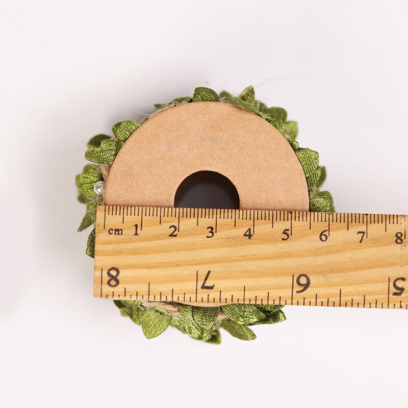 5m/roll 5mm artificial leaf jute rope ribbon decor... – Grandado