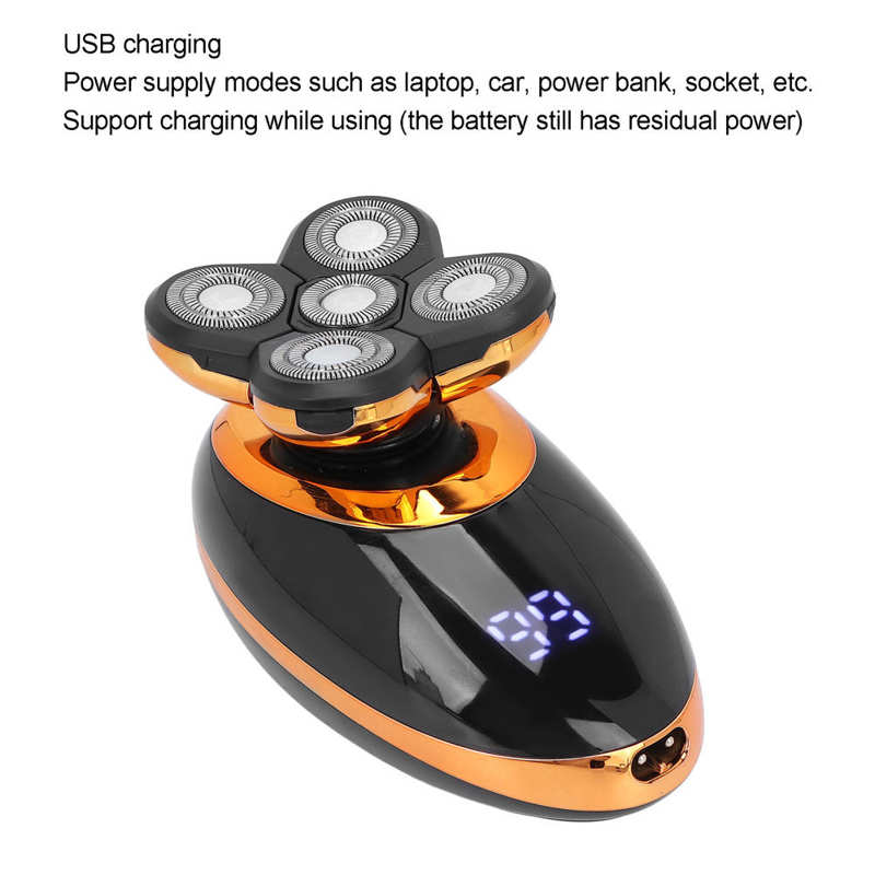 5 in 1 Electric Razor Rechargeable Hair Clipper Wa... – Vicedeal