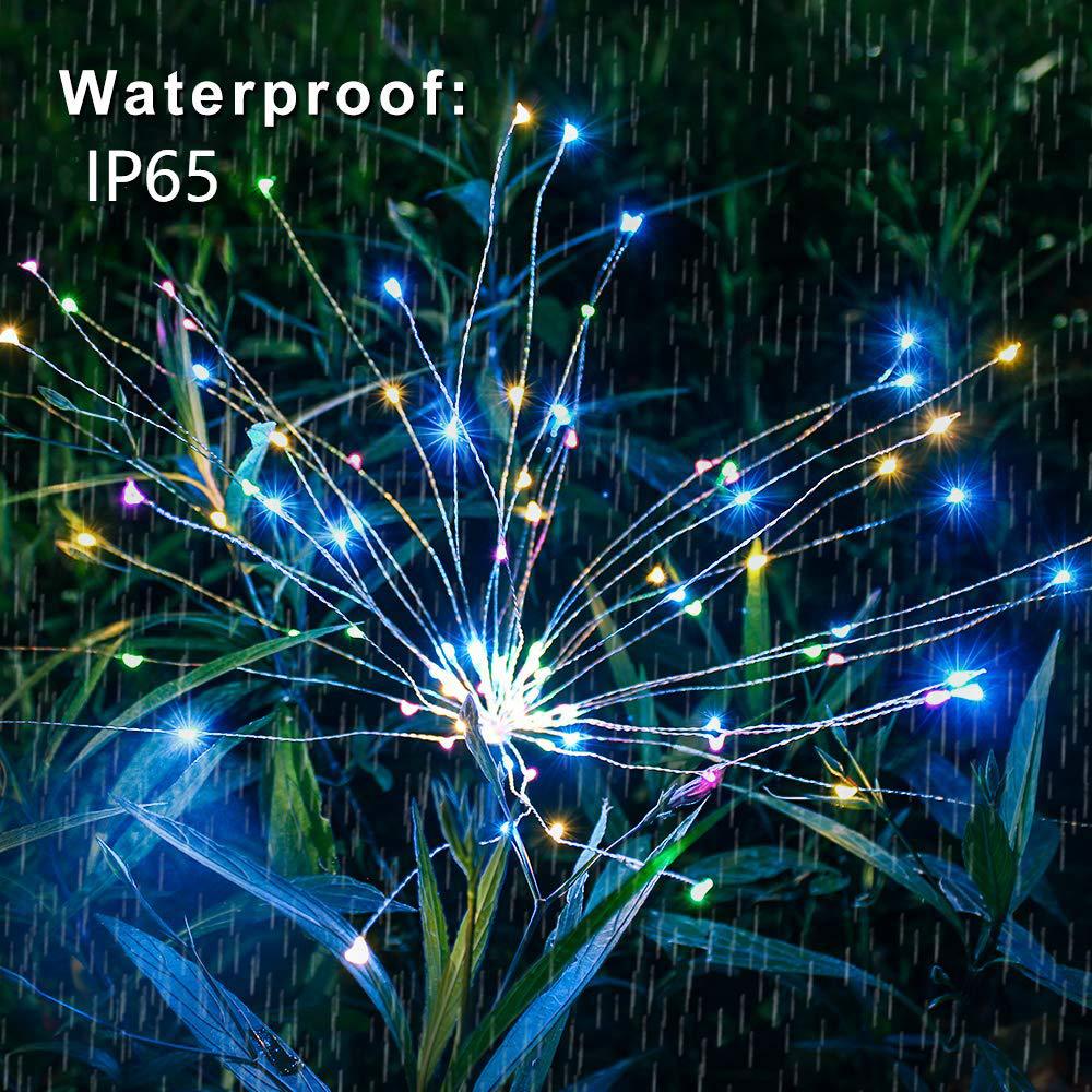 Solar Firework Light 120 LED Lights Outdoor Firewo... – Grandado