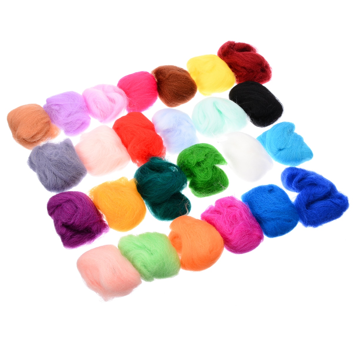 1set 25 Colours DIY Home Wool Felt Needles Tool Se... – Grandado