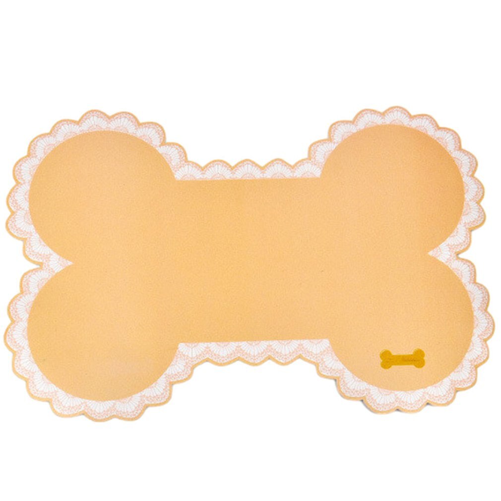 Bone-shaped Pet Feeding Mats Non-slip Pet Dogs Cat... – Grandado