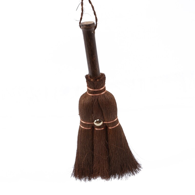 Handmade Brown Wool Purple Bamboo Handle Tea Brush... – Grandado