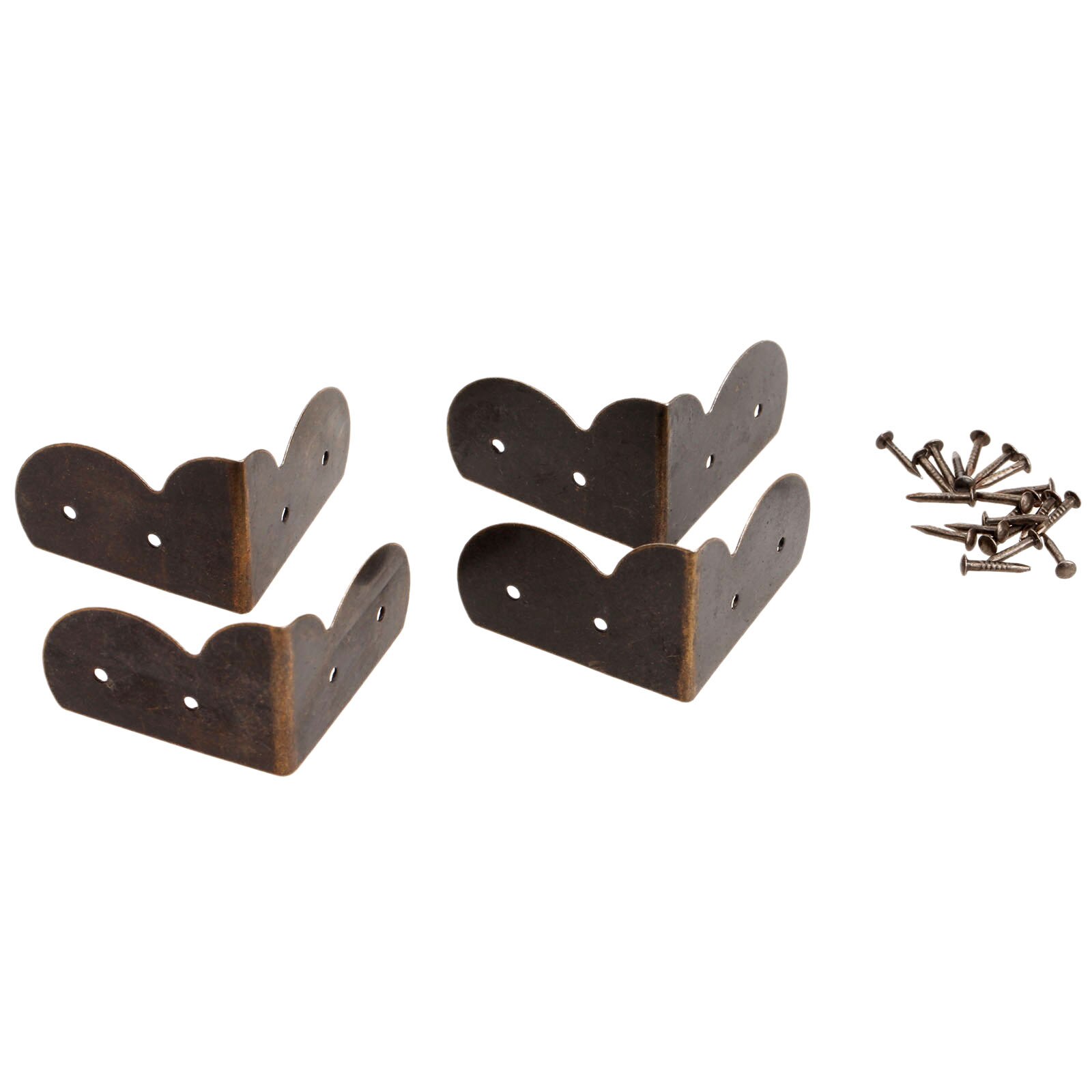 4Pcs Antique Bronze Corner Bracket For Furniture W... – Grandado
