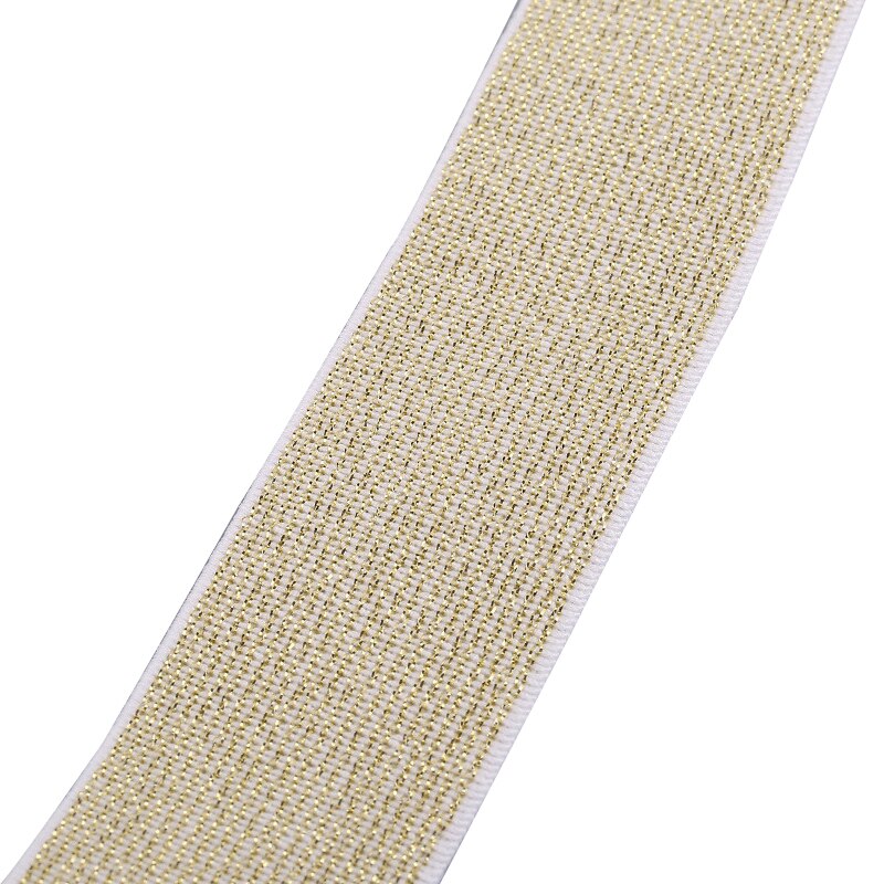 Gold Silk Silver Flat Elastic Bands 10/15/25/40mm ... – Grandado