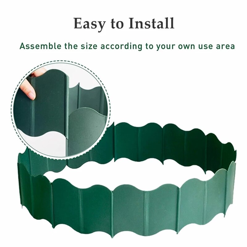 LBER 40Pcs Garden Landscape Edging Border Lawn Edg... – Grandado