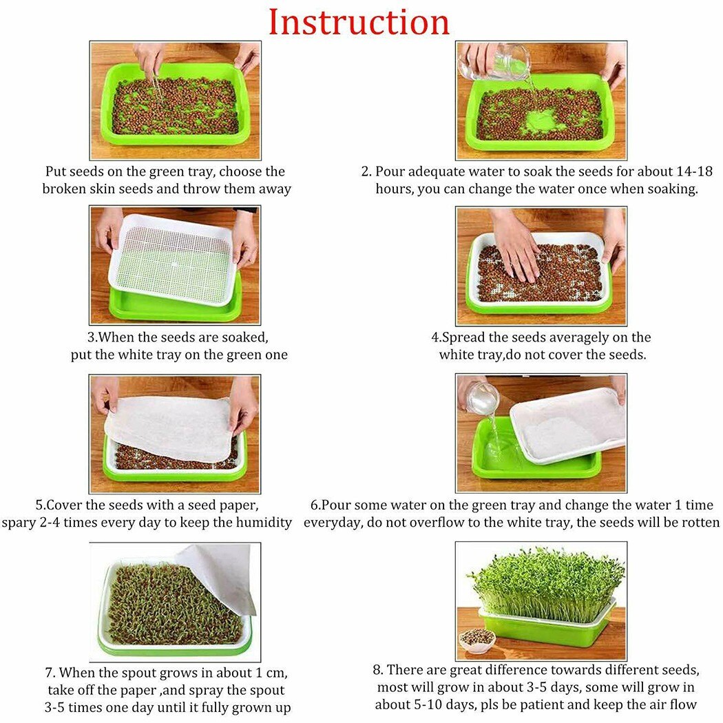 Germination Tray Vegetable Pot Hydroponic Pot Gard... – Grandado