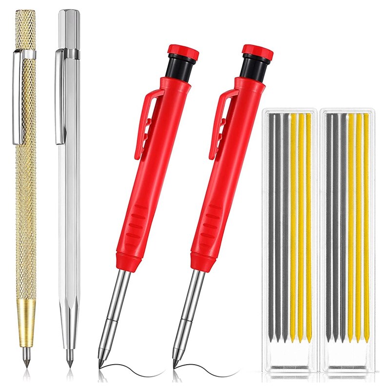 16 Pcs Carpenter's Scribe Marking Kit, 2 Mecha... – Grandado