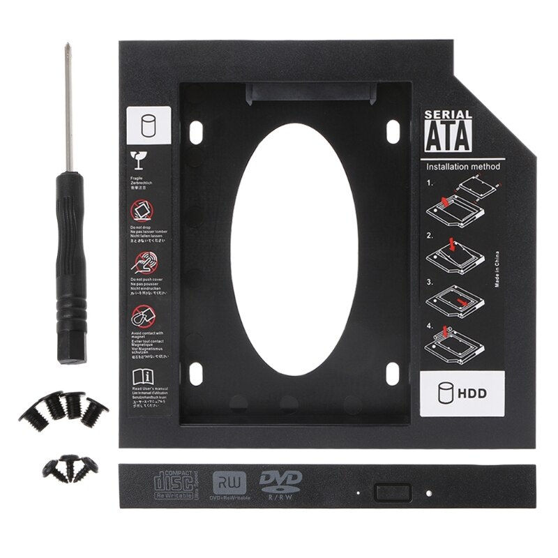 Universal Plastic HDD Caddy 12.7mm SATA 3.0 2.5" S... – Grandado