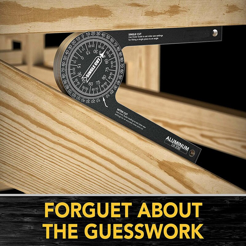 Aluminum Miter Saw Protractor Angle Finder for Woo... – Vicedeal