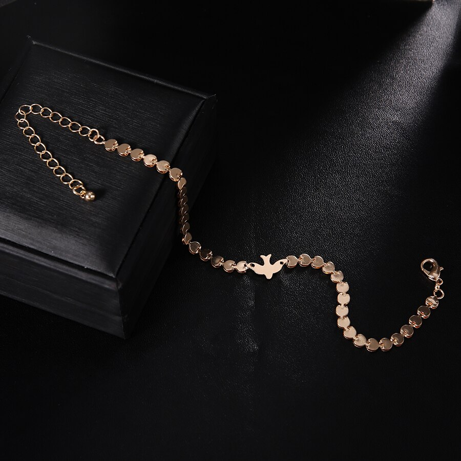 GTiny Peace Dove Arm Chain Gold Color Vintage Brac... – Grandado
