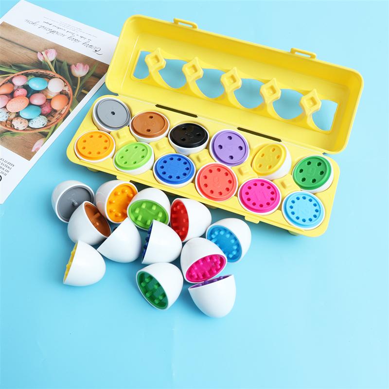 1 Set Matching Eggs Count and Match Shapes Colors ... – Vicedeal