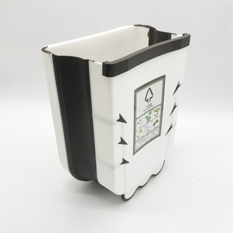 Opvouwbare Afval Bin Plastic Keukenkast Deur Opkno... – Grandado