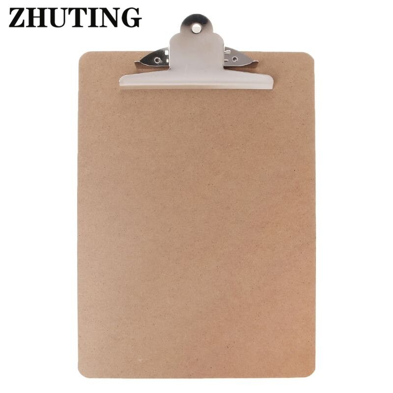 Portable A4/A5 Wooden Writing Clip Board File Hard... – Grandado