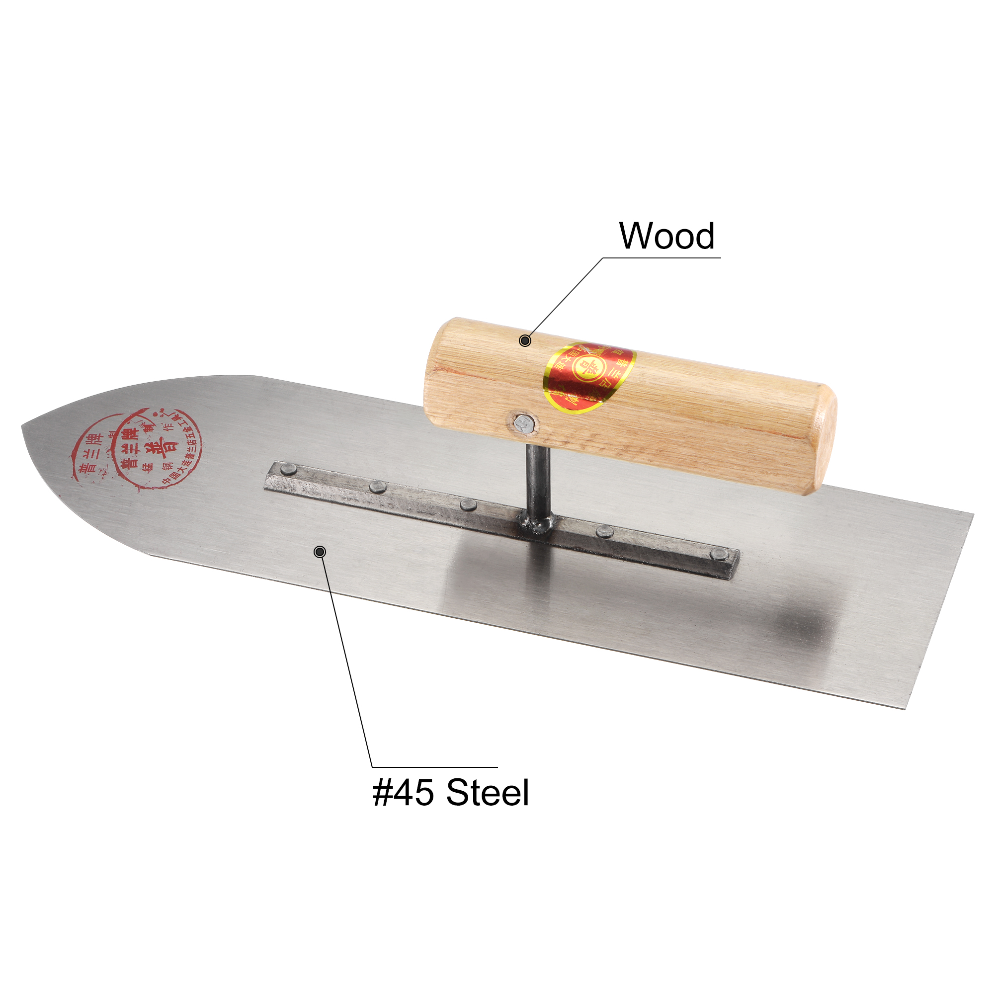 Uxcell Masonry Hand Trowel Pointed 12.4"x3.9&... – Vicedeal