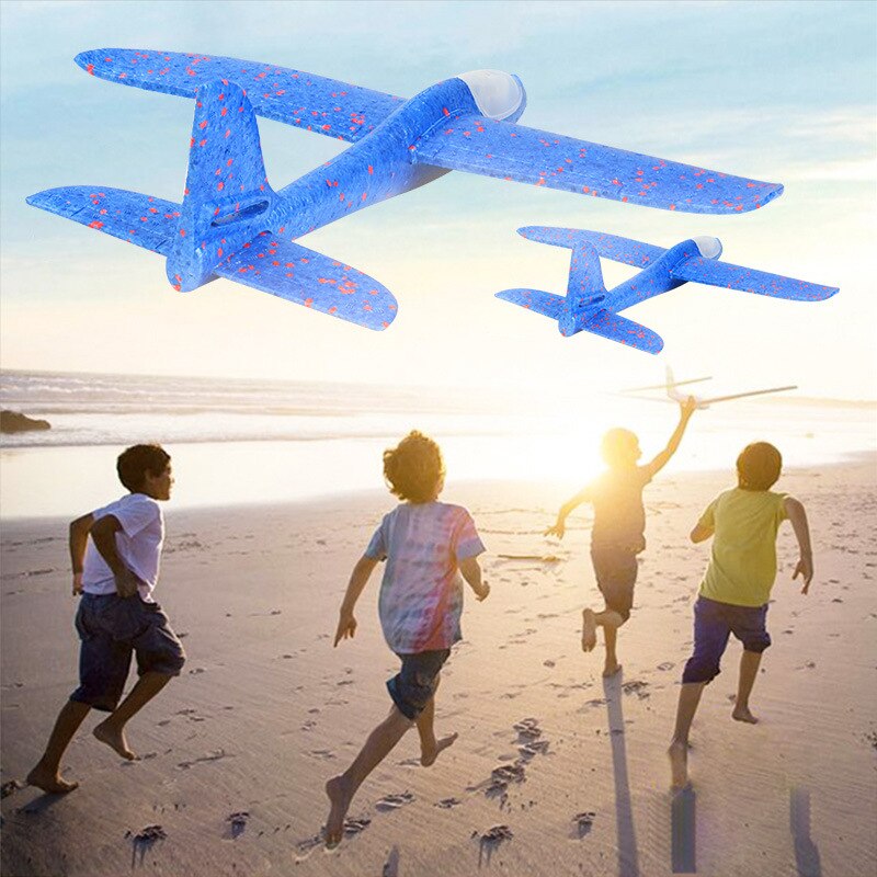 48CM Hand Throw Flying Glider Planes Foam Plane Ki... – Grandado