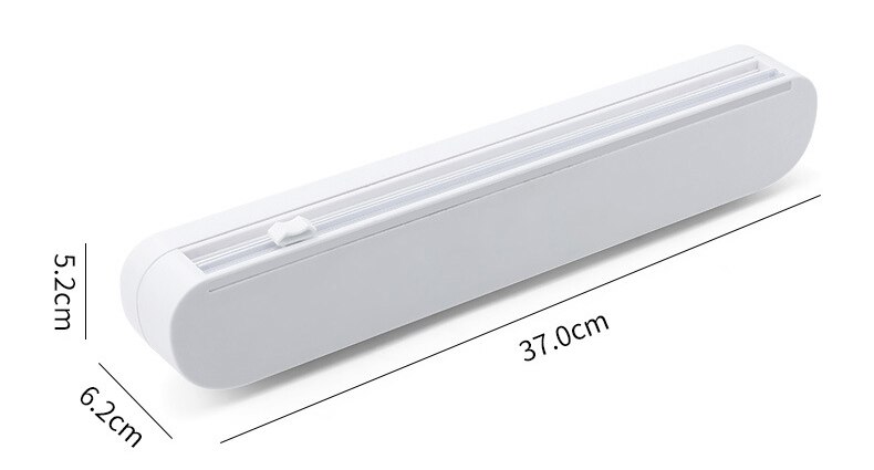 Plastic Wrap Dispenser with Cutter Cutting Box Ref... – Grandado