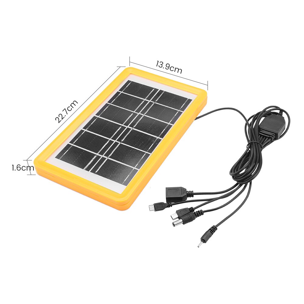 SUNYIMA Portable Solar Panel 3W 6V Outdoor Solar C... – Vicedeal
