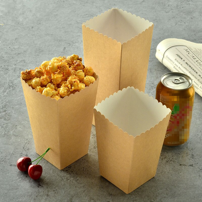 50 Stuks Popcorn Beker Verpakking Emmer Papier Cup... – Vicedeal
