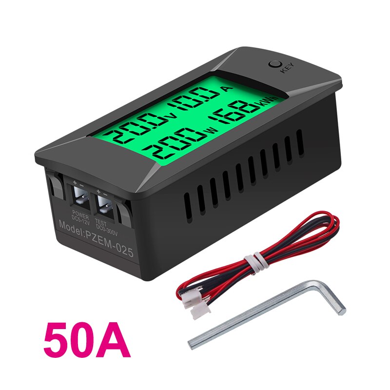 DC 0-300v 300A Shunt Bulit-in Digital Battery Test... – Vicedeal
