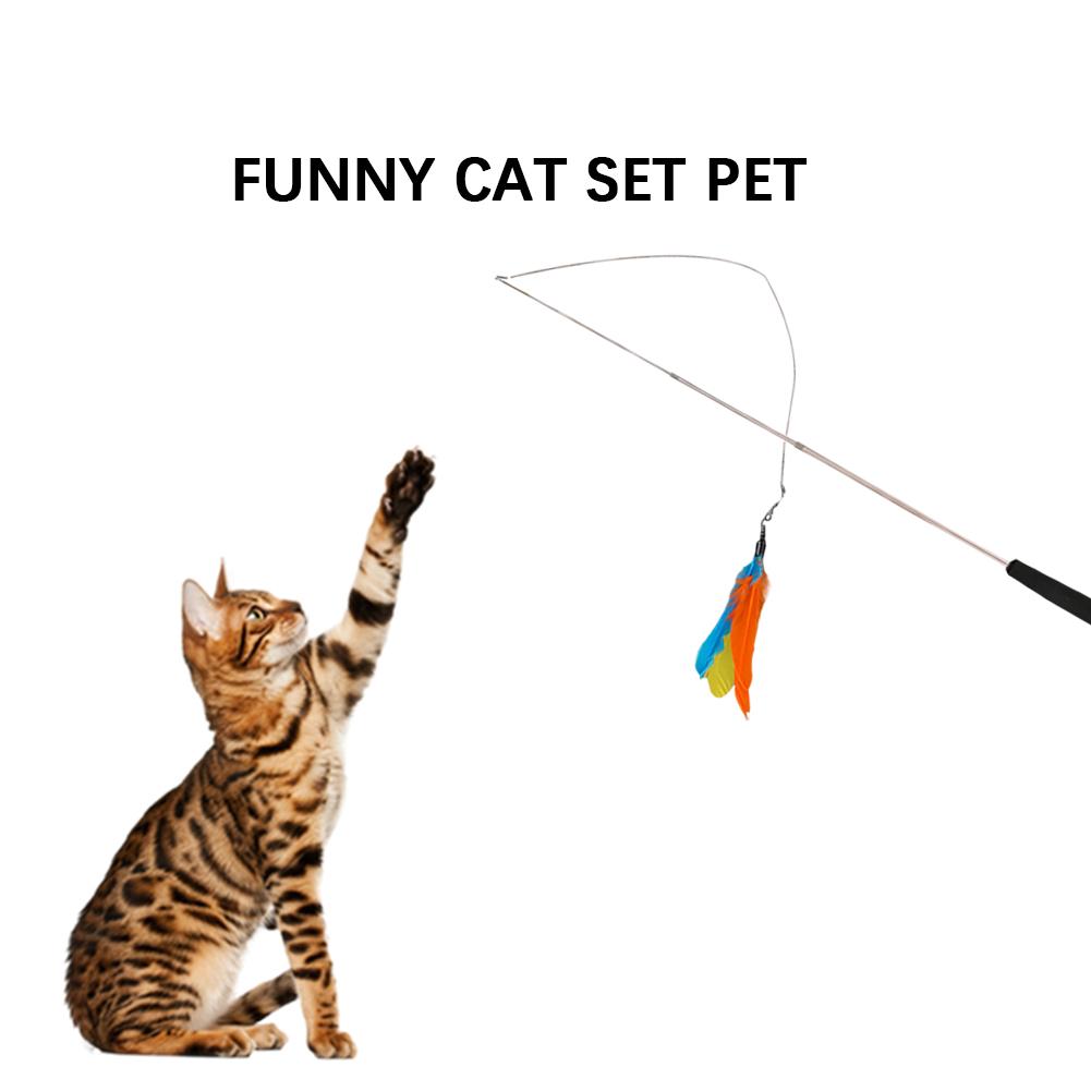 6pcs Pet Cat Interactive Toy Telescopic Cat Stick ... – Grandado