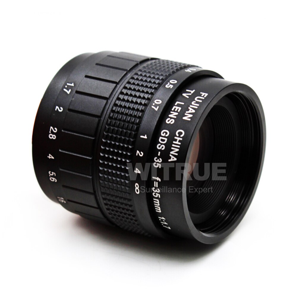 Witrue 35mm F1.7 CCTV TV Movie lens+C Mount+Macro ... – Vicedeal