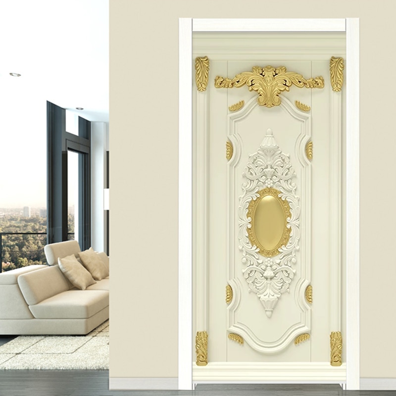 Door Sticker Tools Door Wallpaper 3D Luxury HomeEu... – Vicedeal