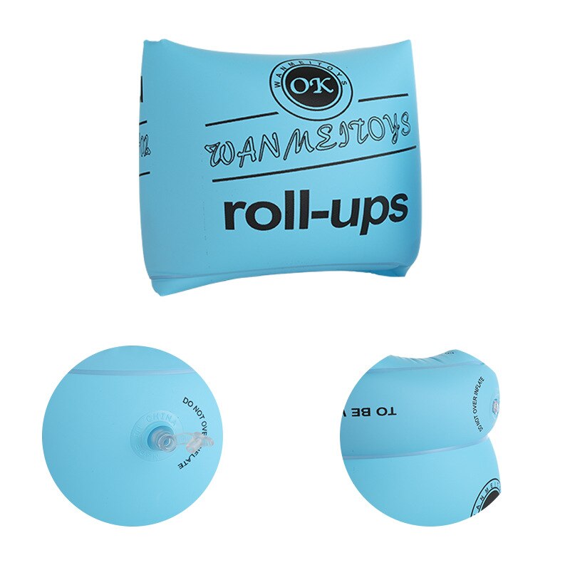 2 Pcs Swimming Arm Ring Foldable PVC Adult Child I... – Grandado