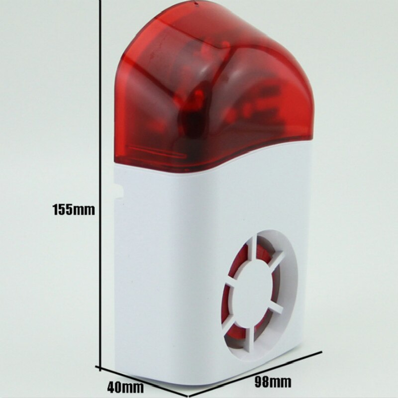 433MHz Wireless Strobe Siren Outdoor Waterproof Li... – Grandado