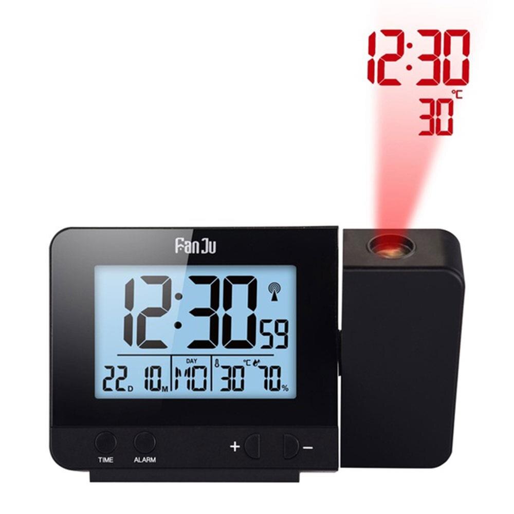 Led Alarm Clock Decoration Silver Black Digital LC... – Vicedeal