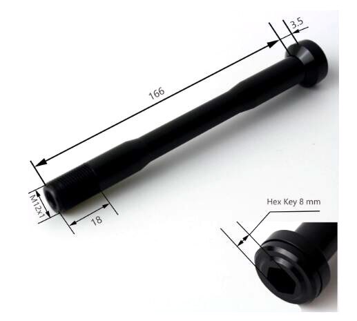 Rear Thru Axle Syntace X-12 12 x 148 Boost Tapered... – Grandado