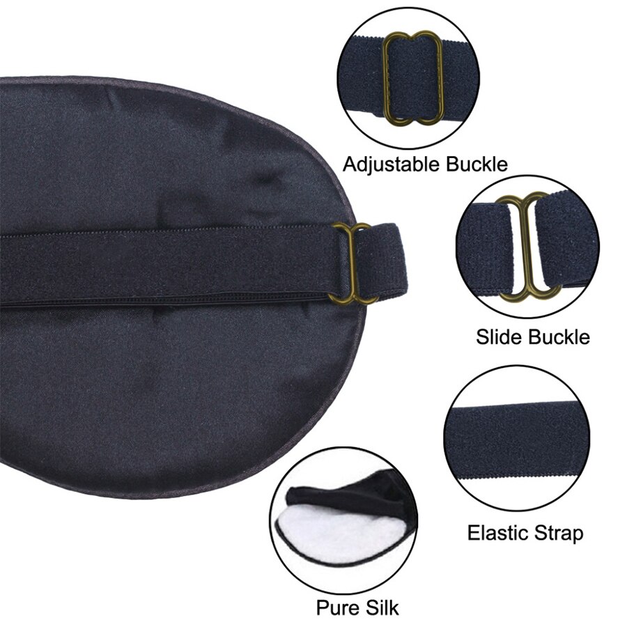 Sleeping Eye Mask Pure Silk Soft And Comfortable E... – Grandado