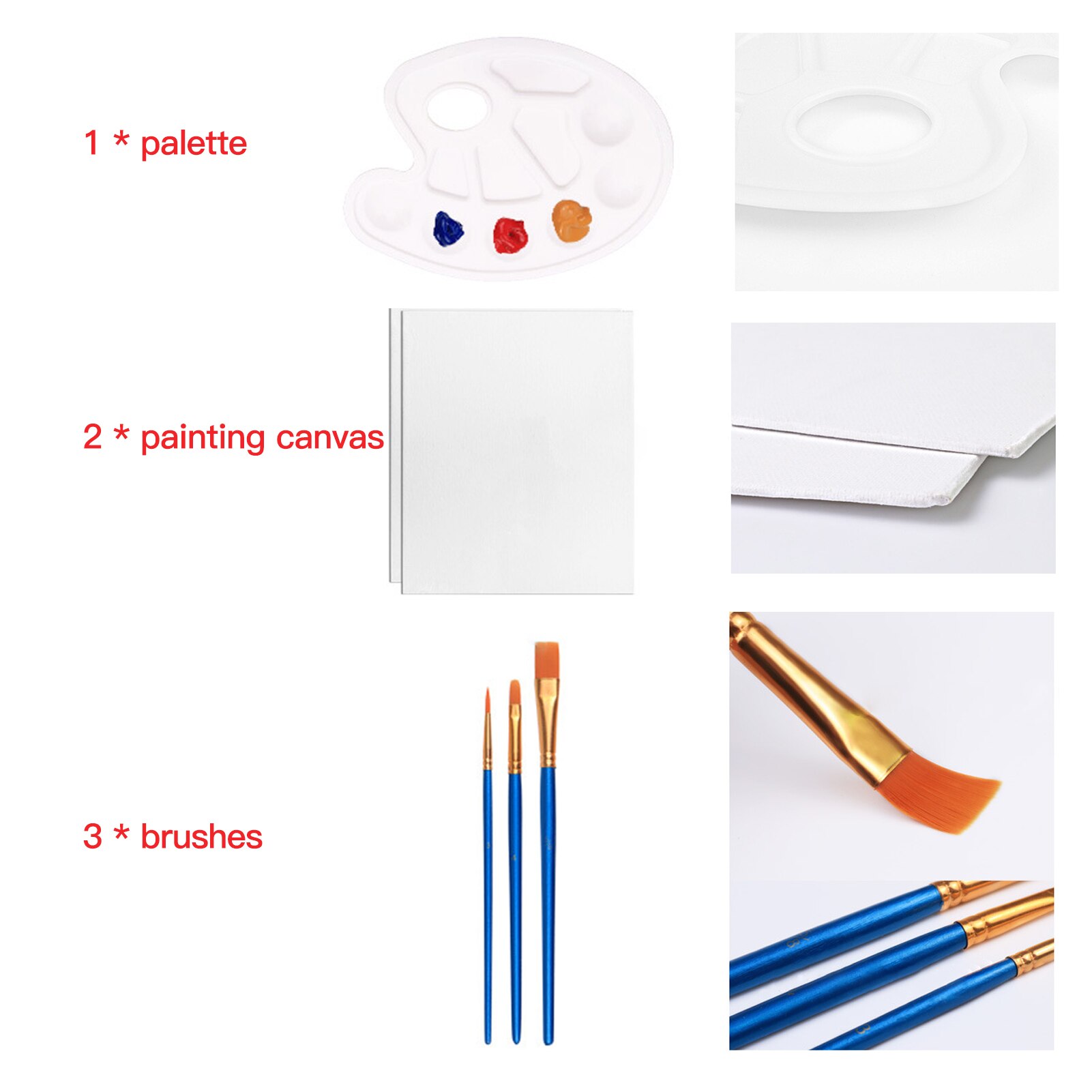 30Pcs Art Drawing Set 24 Vibrant Colors Acrylic Pa... – Grandado