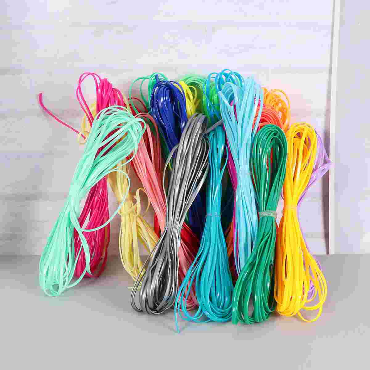 20pcs DIY Braided Ropes PVC Colorful Multipurpose ... – Vicedeal